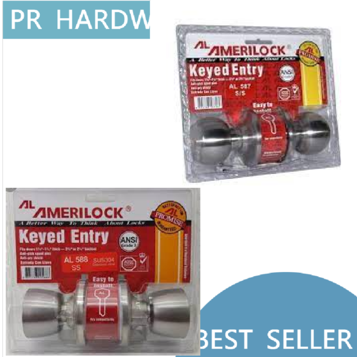 AMERILOCK DOOR LOCK #588 #587 #101 #102 #3800 | Lazada PH