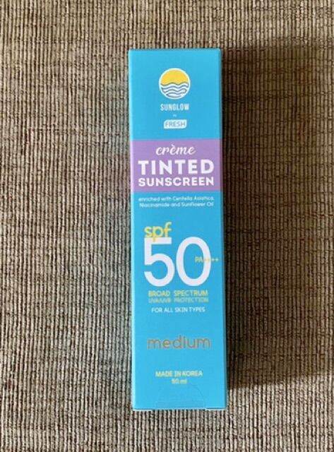 【bBrkojw0】Sunscreen Brand New Auth Sunglow By Fresh Creme Tinted ...