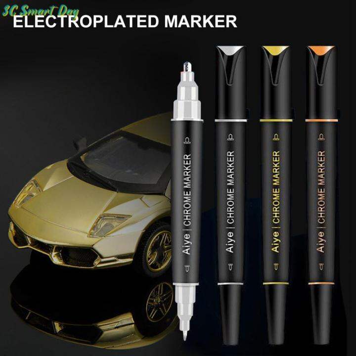 Double-Headed Marker Pen Liquid Mirror Marker Reflective Paint Pen ...