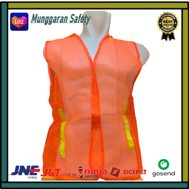 Rompi Jaring Orange X / Rompi Safety Gosave | Lazada Indonesia