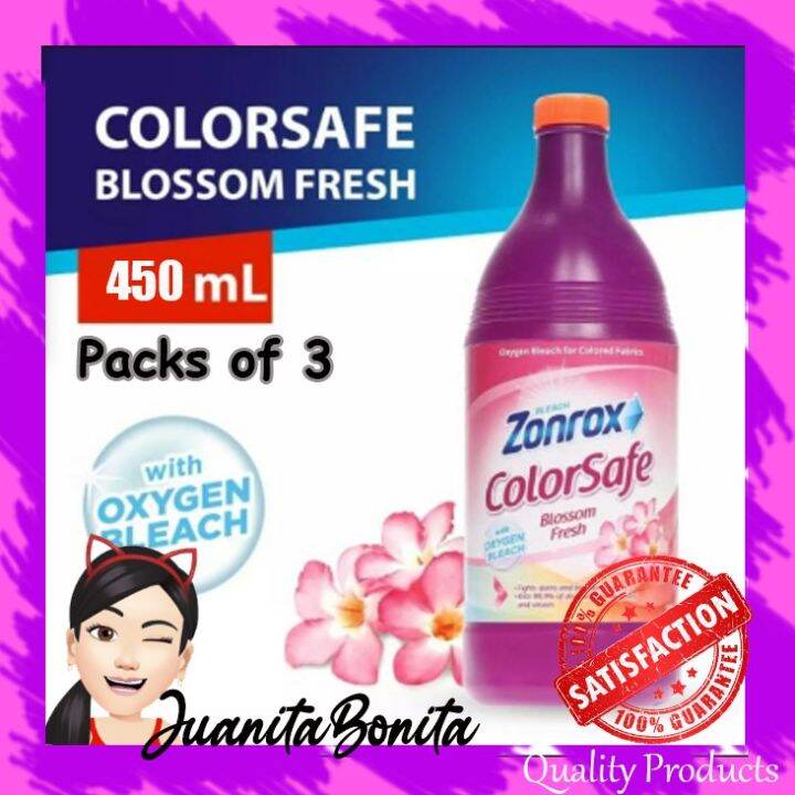 Zonrox colorsafe 450ml pack of 3 | Lazada PH