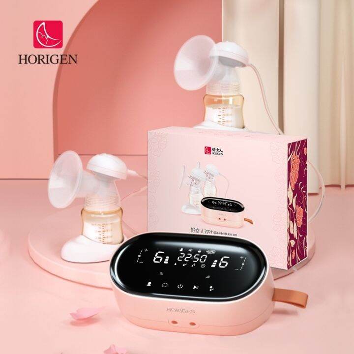 卍 HORIGEN POWERGIRL double breast pump two Motors hospital grade 3D ...