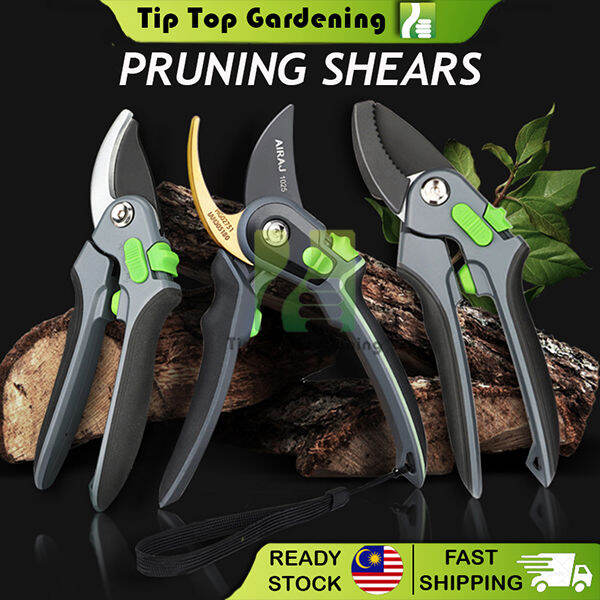 Pruning Shears Garden Hand Tools Scissors Gunting Dahan Pokok Bunga Flower Branches Trimmer | Lazada