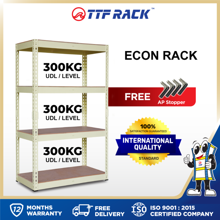 TTF Rack™️ (ECON RACK) - (Height -183cm 2IN1) /Storage Rack / Boltless ...