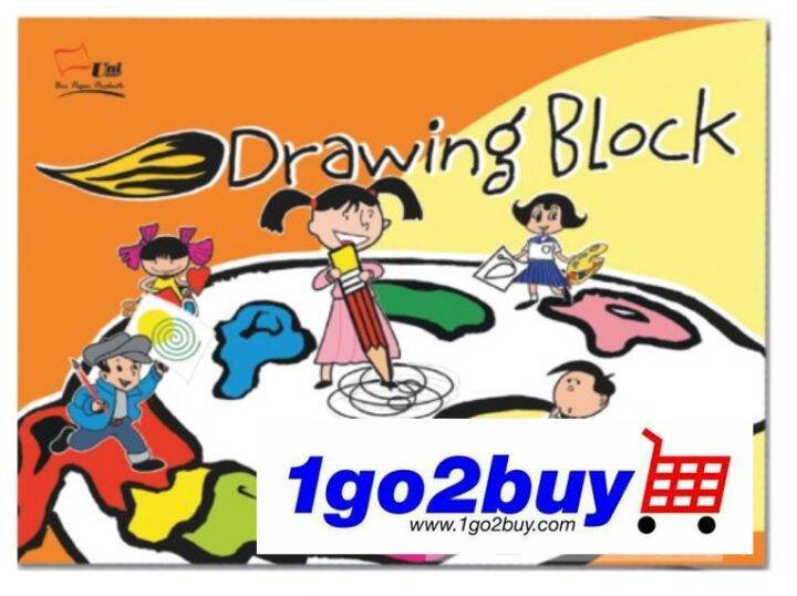 Uni Paper Drawing Block 20's 105Gsm ( S1050 ) | Lazada