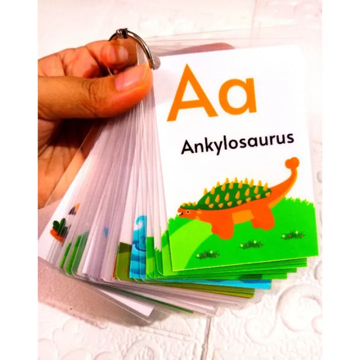 alphabet dinosaur names a to z educational laminated flashcards | Lazada PH