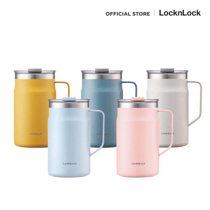 LocknLock แก้วน้ำเก็บอุณหภูมิ Metro Mug ความจุ 600 ml. รุ่น LHC4282 ...