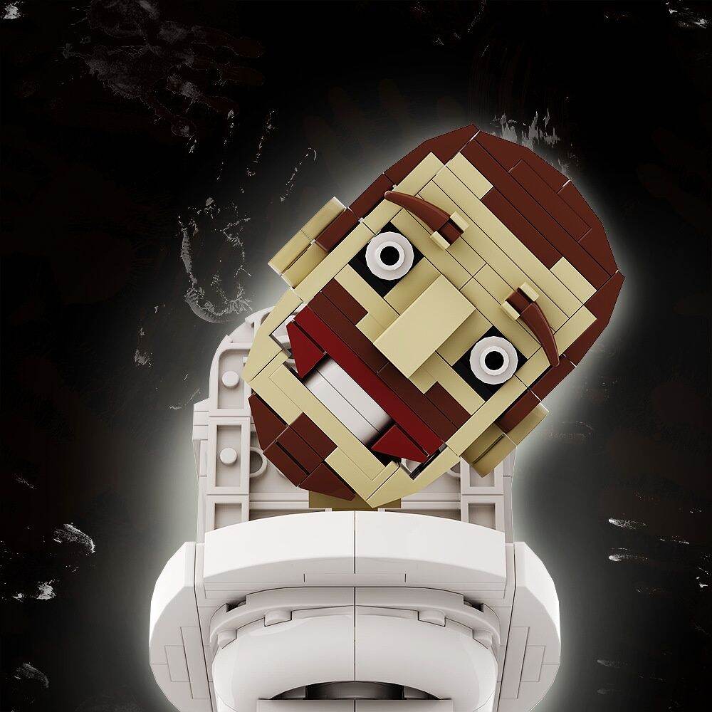 โมเดลฟิกเกอร์ อนิเมะ Skibidi Toilet Building Blocks Monitor Man ...
