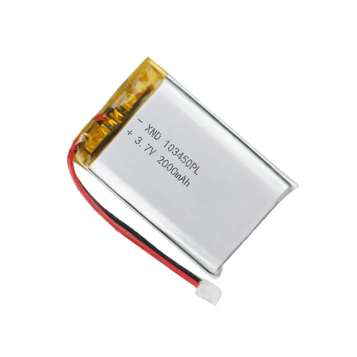 [HDD] 103450 3.7V 2000MAH lipo polymer lithium rechargeable battery ...