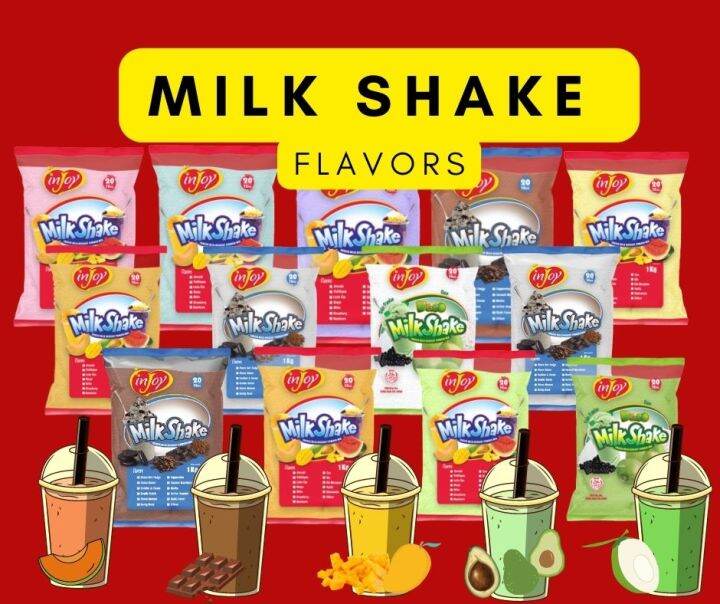 Milk shake Flavorings 1kilo powder | Lazada PH