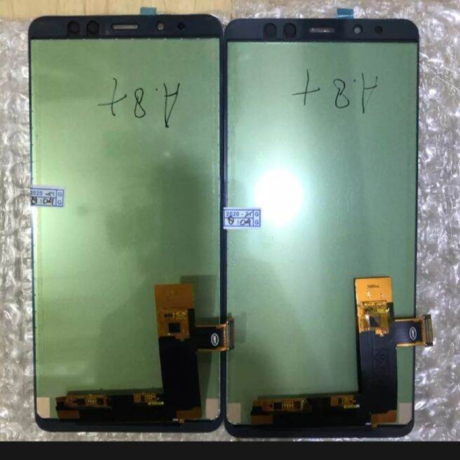 lcd Samsung a8 plus set touchscreen contras jalan | Lazada Indonesia
