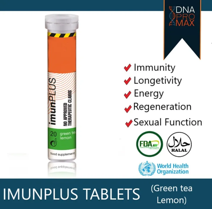 DNA Pro Max ImunPlus Tablets (Green Tea Lemon) | Lazada PH