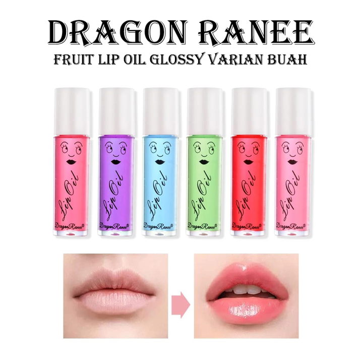 Dragon Ranee Fruit Lip Oil Glossy Varian Buah Melembabkan DR018 ...