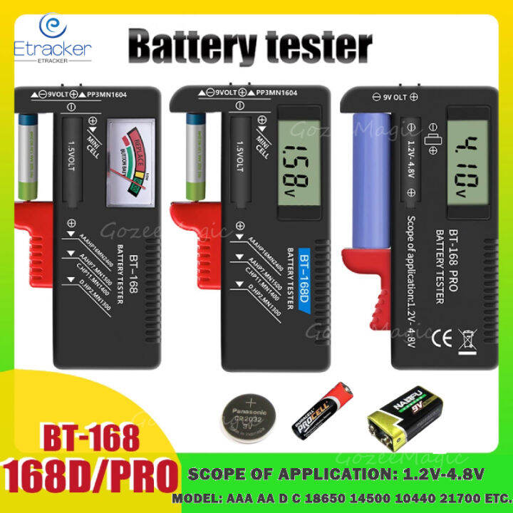 【Etracker】BT-168/BT-168D/BT168 PRO เครื่องทดสอบแบตเตอรี่ดิจิตอลสากล ...