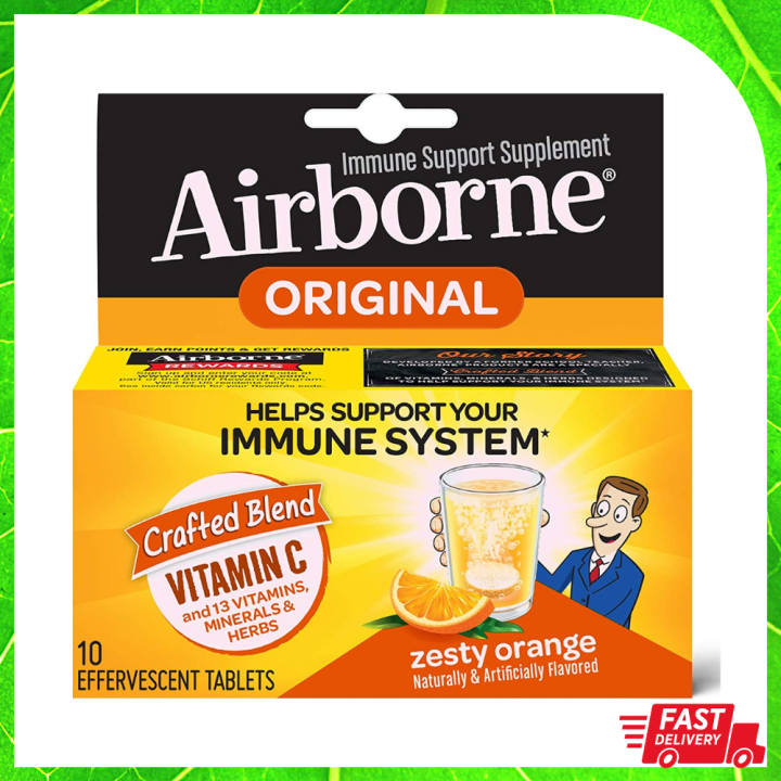 [Wellness Station] Airborne Immune Support Supplement with Vitamin C ...