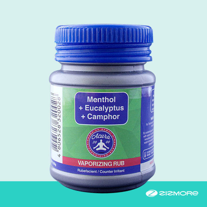 Zizmore Acura Vaporizing Rub Ointment 100 gram (Rubefacient/Counter ...