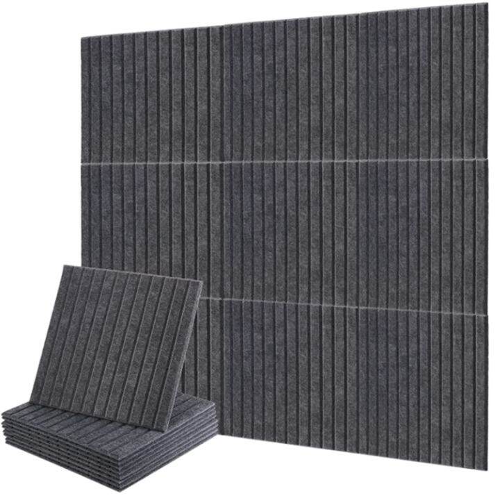 18 Pack Soundproof Board Acoustic Panels,Sound Proof Padding Beveled ...