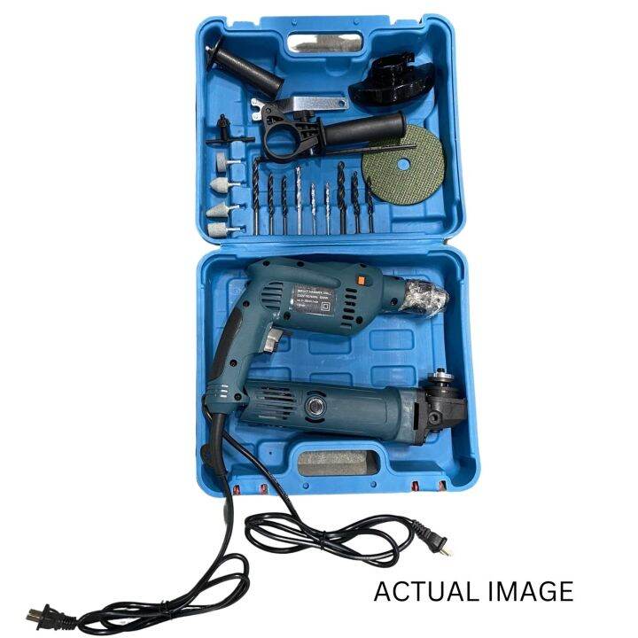 TIMELESS TRENDS - Power Tools Impact Hammer Drill and Grinder with ...