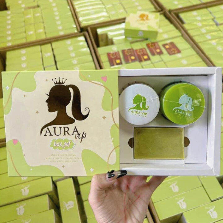 ครีม aura Vip ออร่าวีไอพี | Lazada.co.th