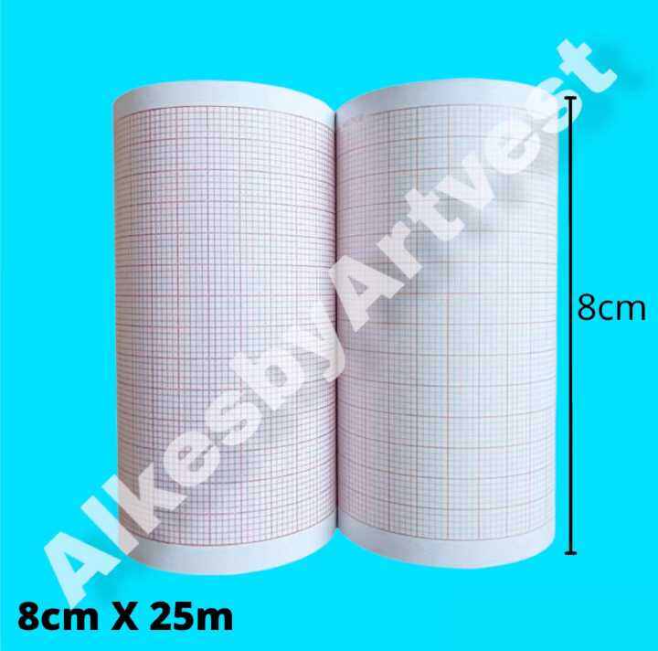 Kertas Ecg/Ekg roll 80mm X 25m | Lazada Indonesia