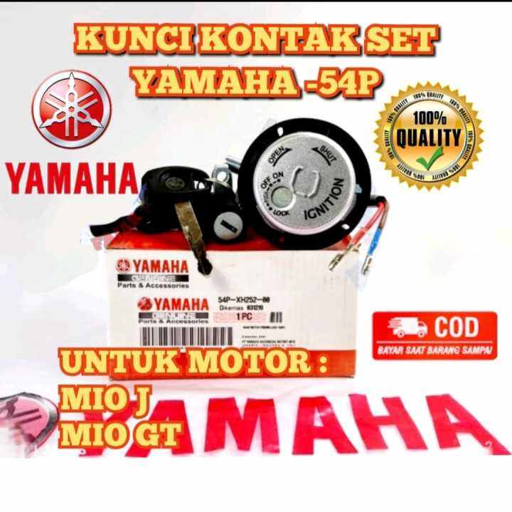Kunci kontak Mio J , Mio GT kualitas asli ori original yamaha 54P konci set mio lengkap dengan ...