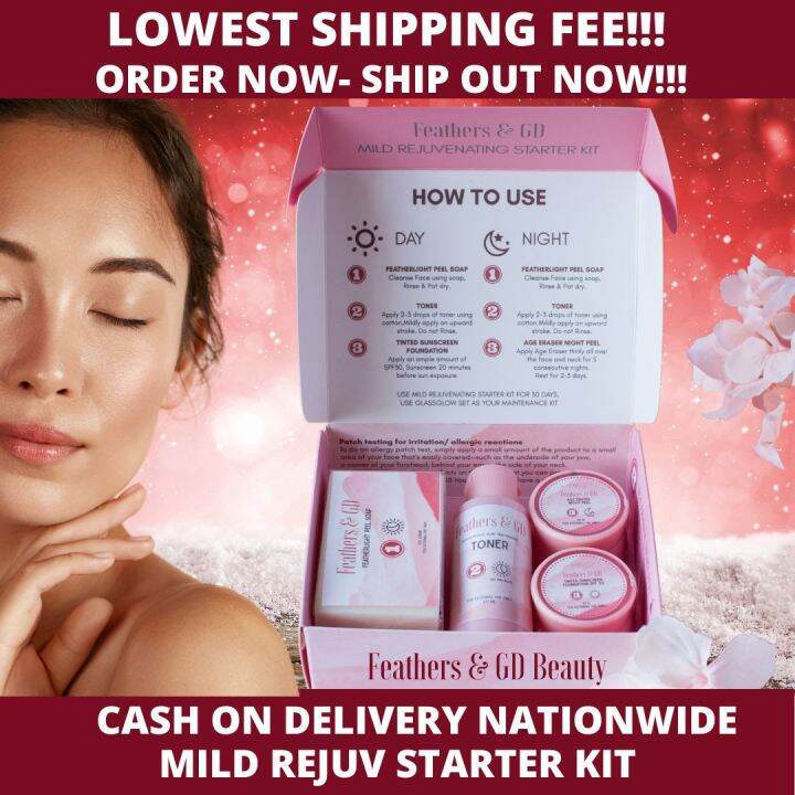 REJUV SET /Feathers & GD/ Skin Essential for Acne Remover, Acne Scar ...