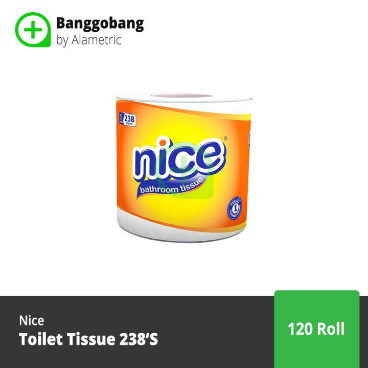 NICE Toilet Tissue 1 karton 120 Roll 238 Sheets - Banggobang | Lazada ...