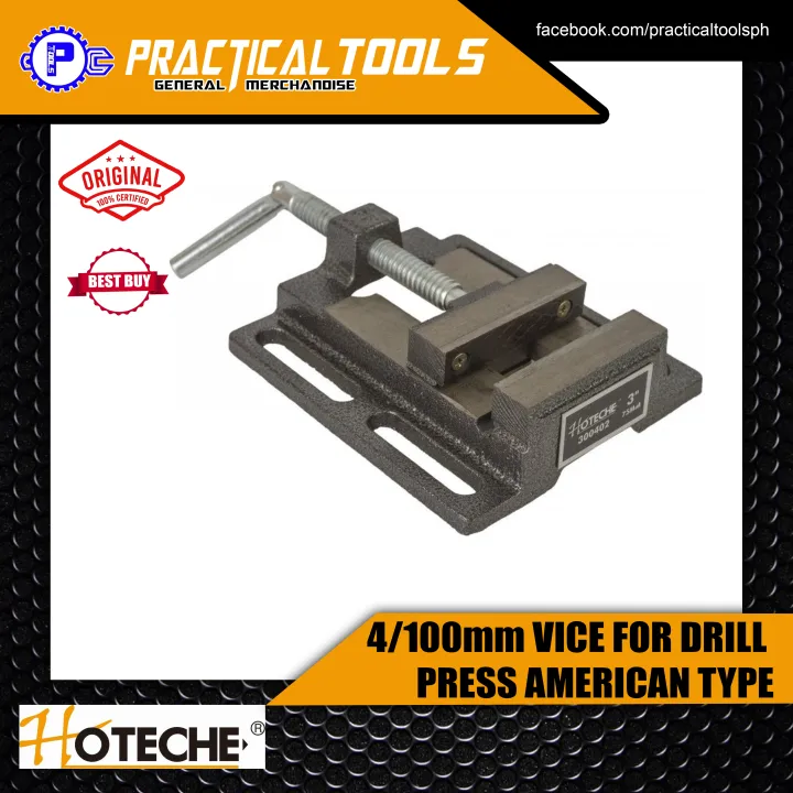 HOTECHE 4" Bench Vice for Drill Press AMERICAN TYPE | Lazada PH