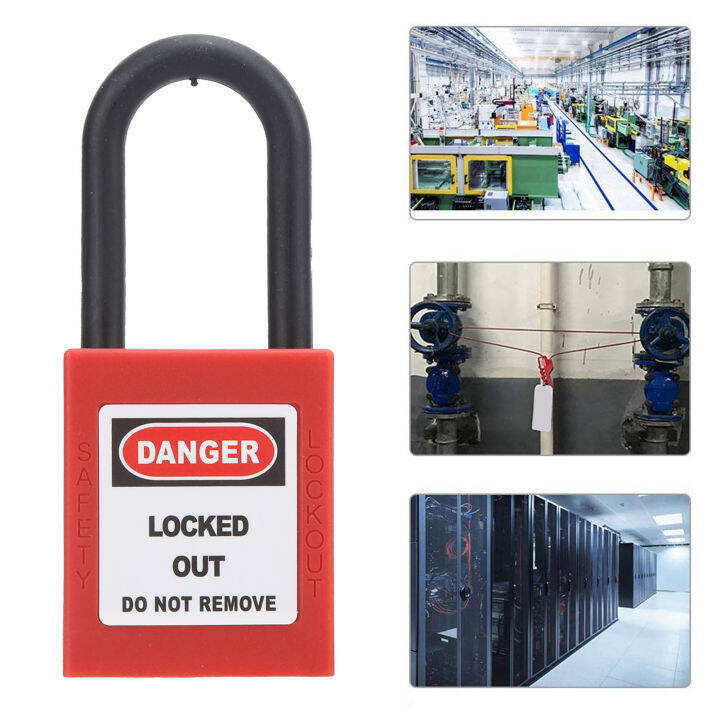 Lockout Tagout Lock 38MM Durable Electrical Padlock for Isolation Level ...