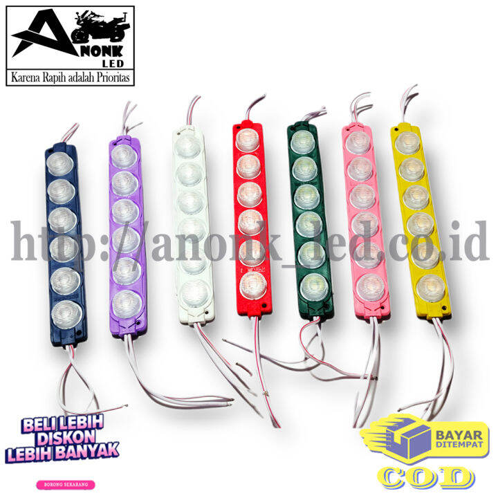 Lampu Kolong Mobil Motor 6mata 12volt Led Module 6mata 12v Lampu