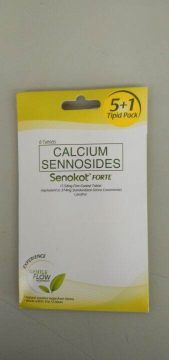 Senokot Forte Tablet 5+1 Tipid Pack | Lazada PH