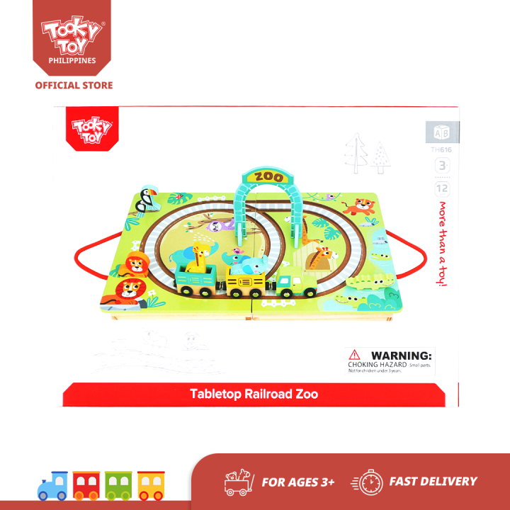 Tooky Toy Tabletop Railroad Zoo | Lazada PH
