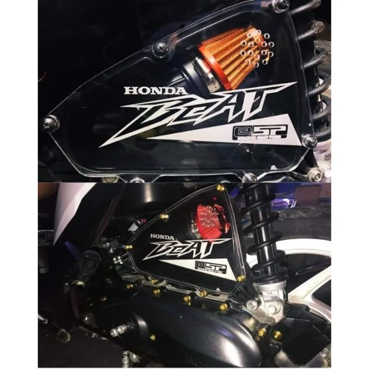 honda beat air filter clear cover 6mm w/mushroom set | Lazada PH