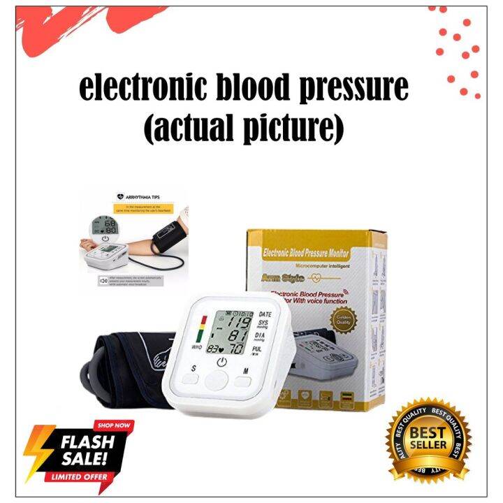 ACCURATE! Portable Digital Upper Arm Wrist BP Pulse Health Monitor ...