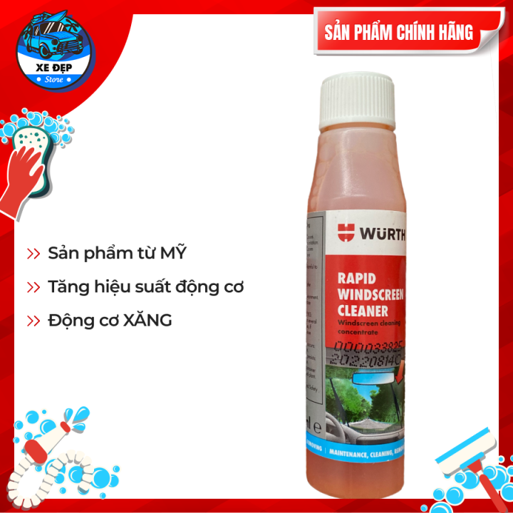 Nước rửa kính ô tô siêu sạch Wurth (Chai 32ml) No. 0892333- Nhập khẩu ...