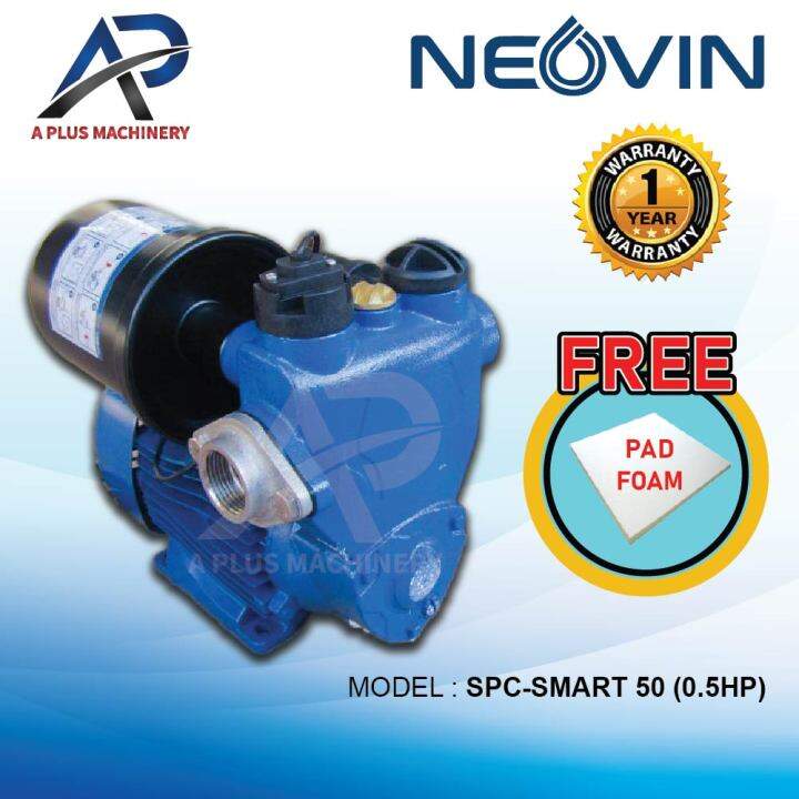 Neovin SPC SMART 50 (0.37kW) (0.5HP) Intelligent Smart Booster Pump | Lazada