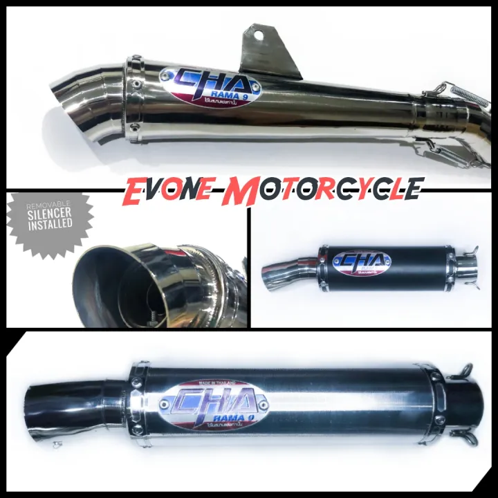 Cha Rama Canister Motorcycle Exhaust Muffler Pipes 51mm / 45mm Canister ...