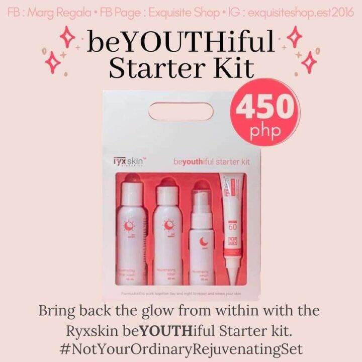 Ryx Skincerity Beyouthful Starter Kit NEW PACKAGING | Lazada PH