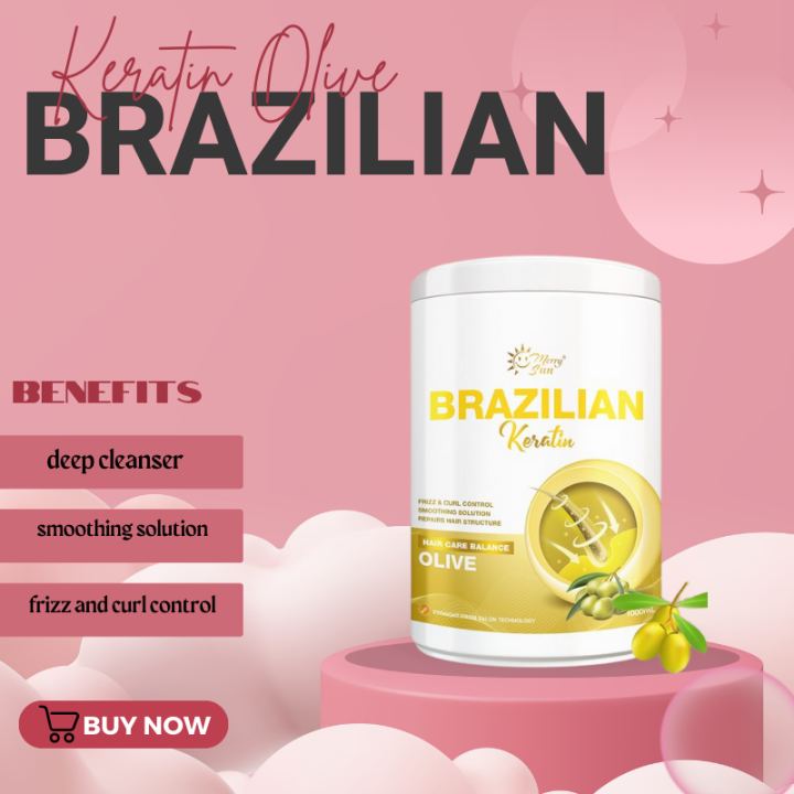 Merry Sun Brazilian Olive Hair Care Treatment Balance Keratin 1000ML ...