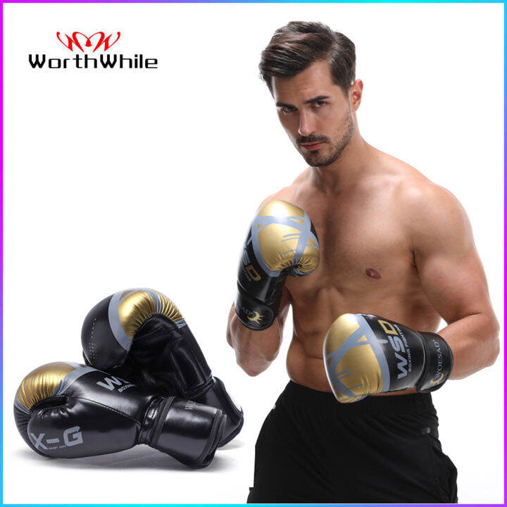 【GK】 Kick Boxing Gloves for Men Women PU Karate Muay Thai Guantes De ...