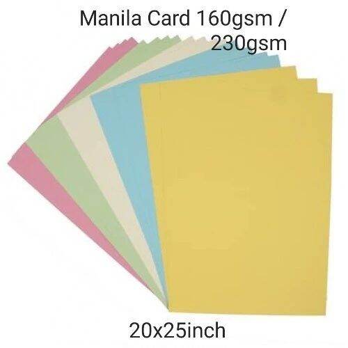 Manila Card 20x25inch 160gsm / 230gsm | Lazada