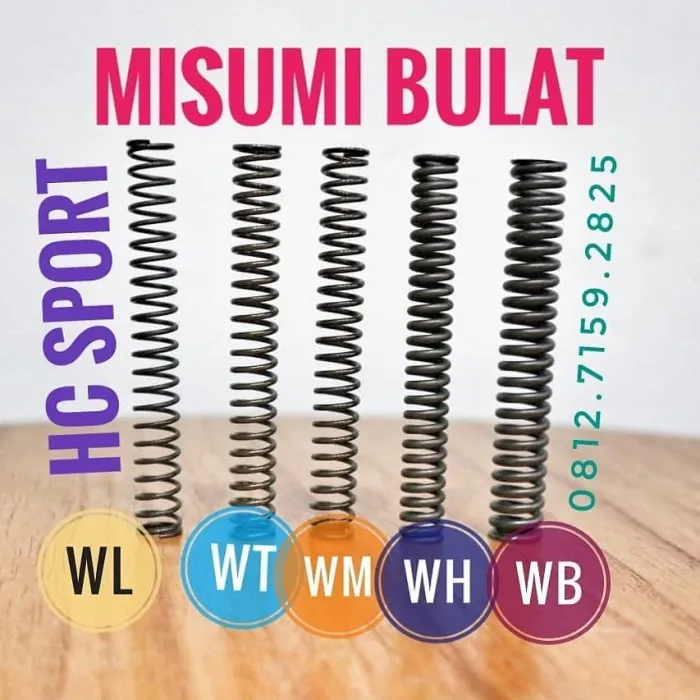Bisa COD Per Misumi Bulat WH od8 50mm - Per Pcp - Per Valve Pcp - Misumi Ori Bergaransi | Lazada ...