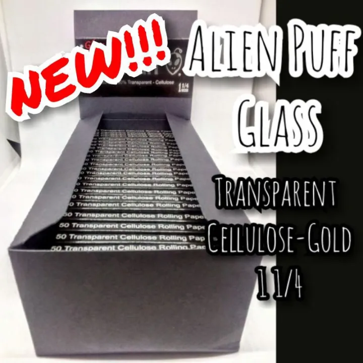 Alien Puff Glass Transparent Cellulose-Gold | Lazada PH