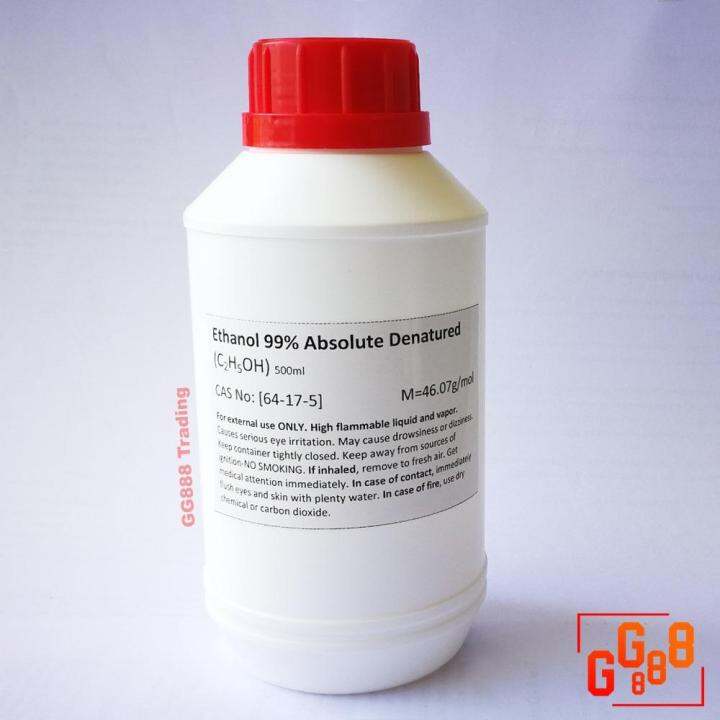 Ethanol (Ethyl Alcohol) Absolute 99% Denatured 500ml | Lazada Singapore