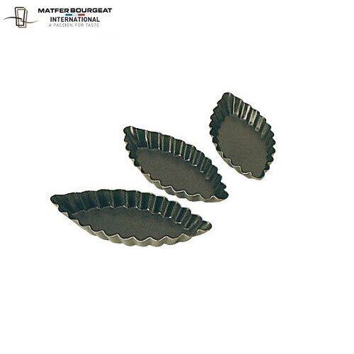 Matfer Exopan fluted boat mould 100x42mm | Lazada