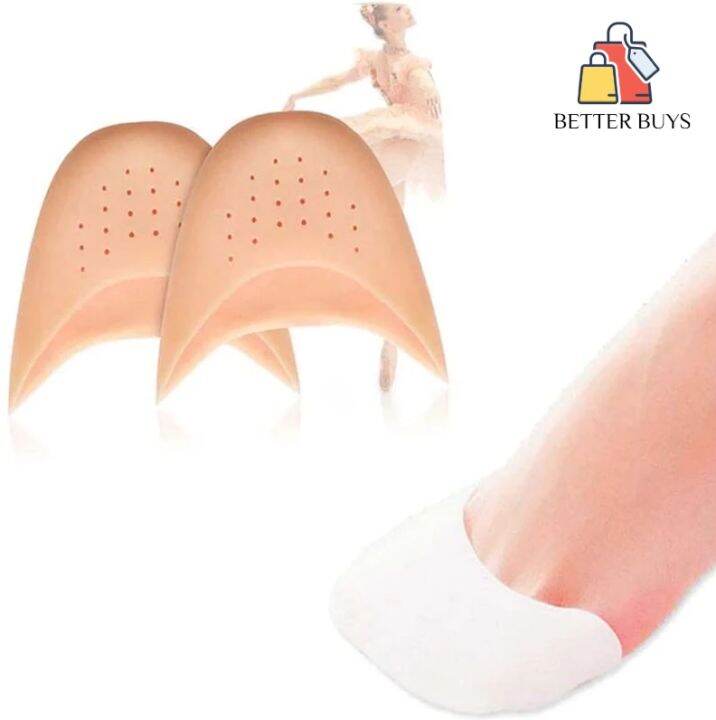 Better Buys 1 Pair Silicone Gel Toe Caps Dance Athlete Shoe Toe Pads ...