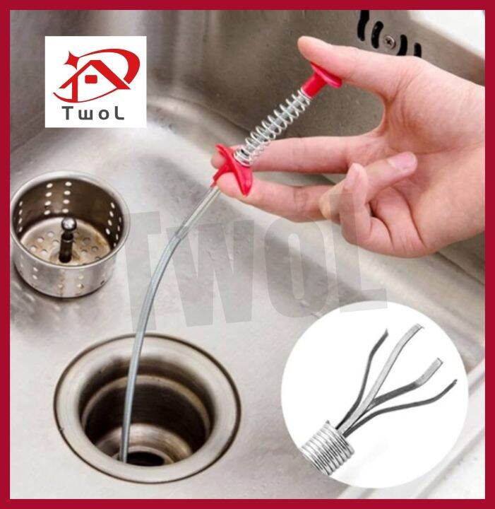 TwoL Grabber Tool Spring Grip 60cm Long Reach Flexible Claw Pick Up ...