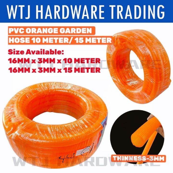 High Quality PVC Orange Garden Hose (10 Meter /15 Meter) / Getah Paip ...