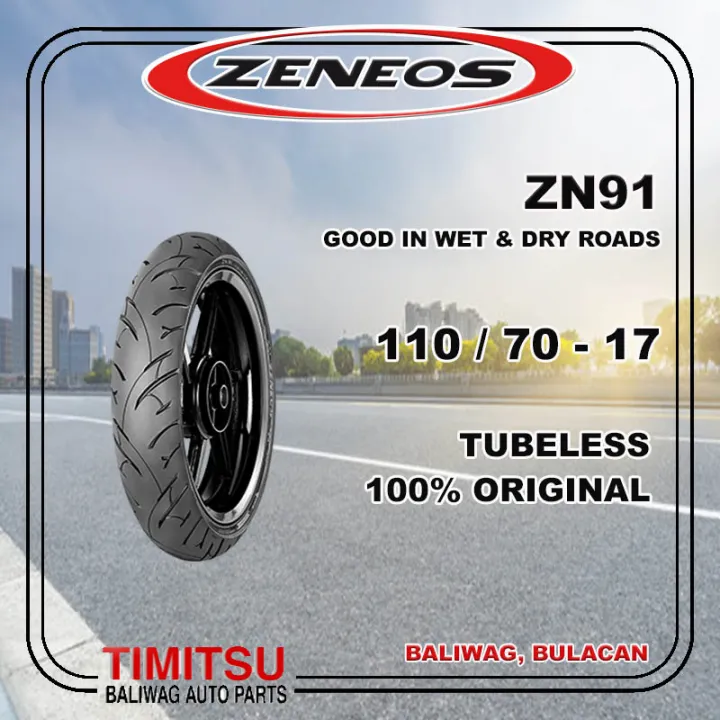 110/70-17 / 110/70 R17 ZENEOS ZN91 TUBELESS | Lazada PH