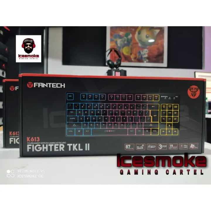 Fantech Fighter TKL II K613 Tournament Edition Membrane Gaming Keyboard (87 KEYS | Lazada PH